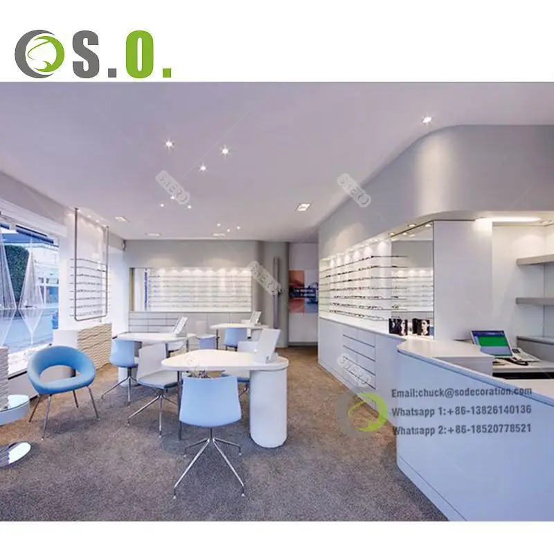 Commercial Optical Shop Interior Design Custom Modern Sunglasses ...