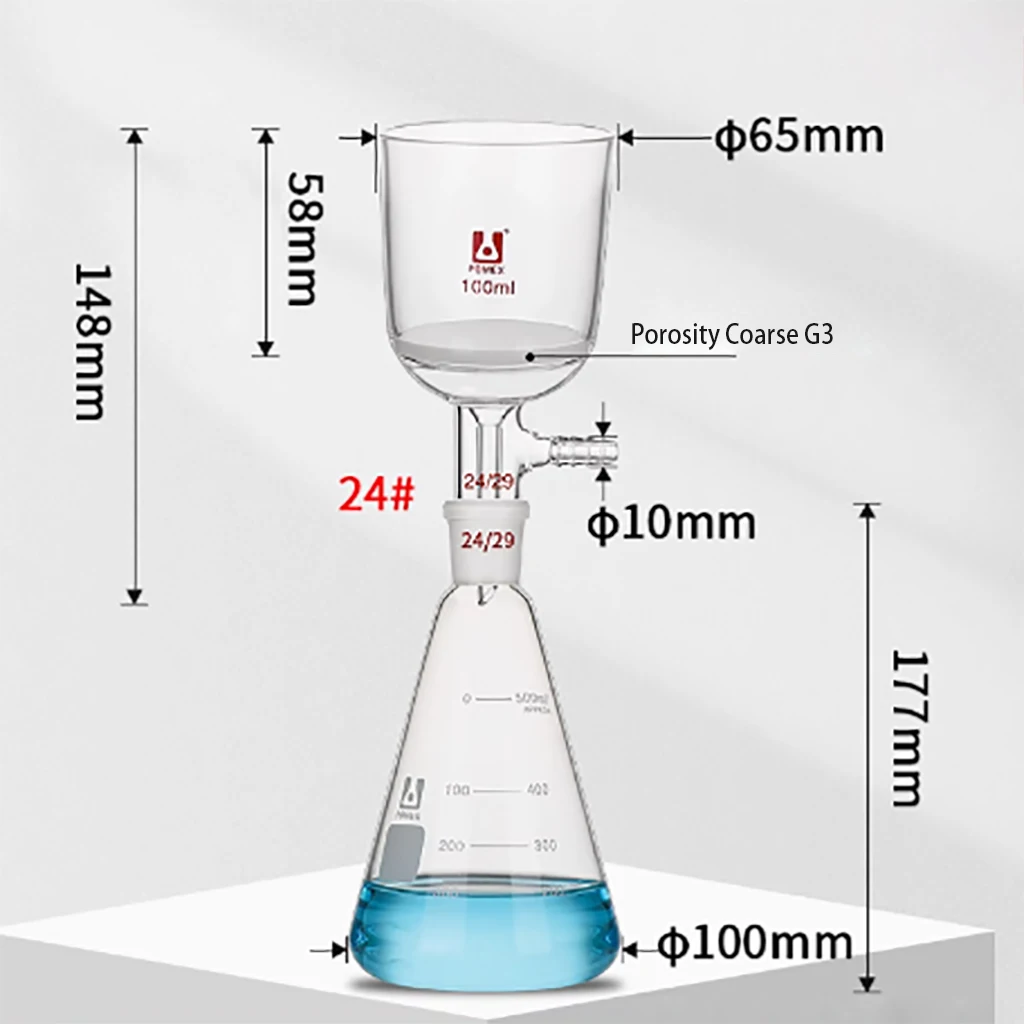 Alibaba.com: 100mL Buchner filter funnel with glass plate or fritted ...