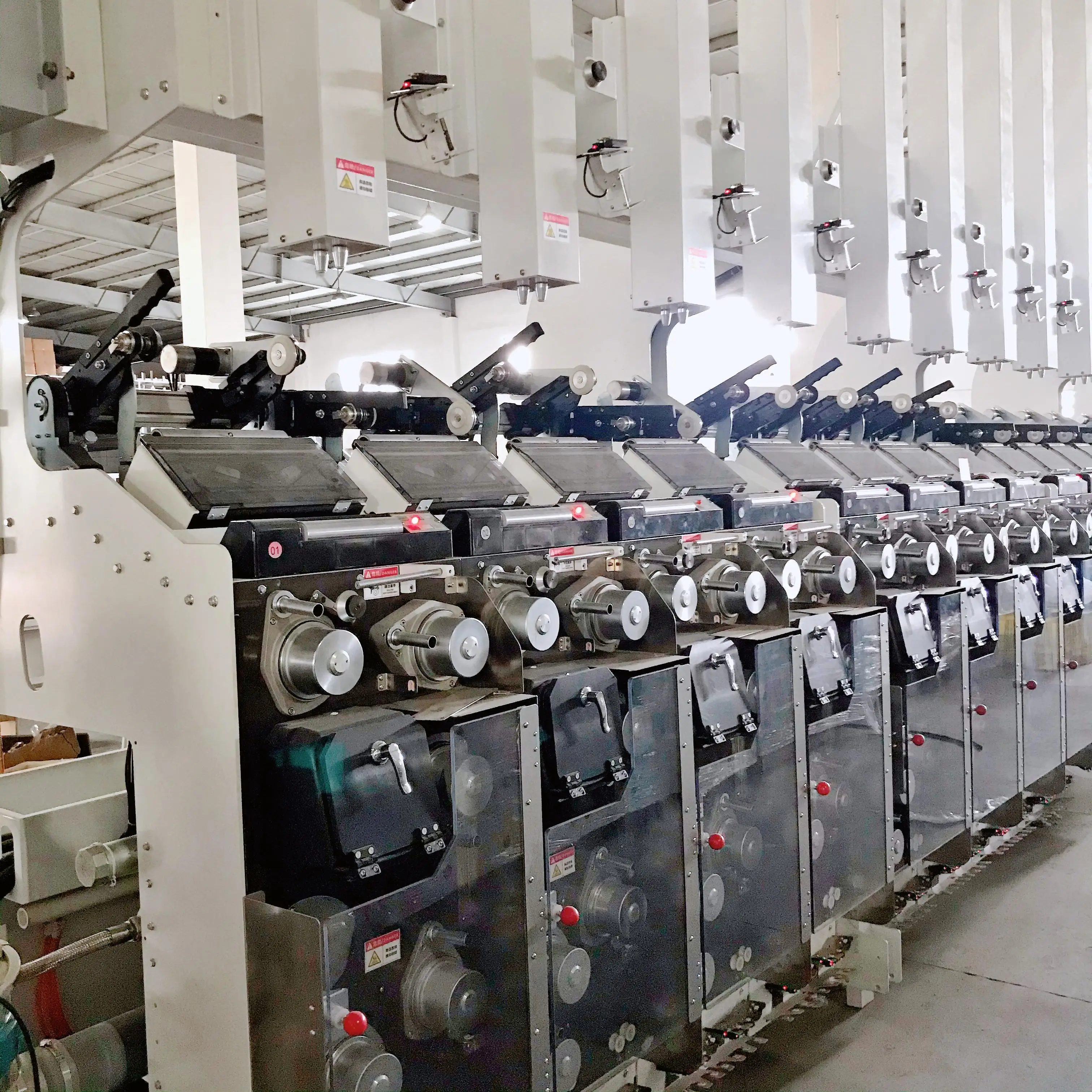 Kc215c Air Texturing Machine Electric Yarn Traverse Motor Heat Setting ...