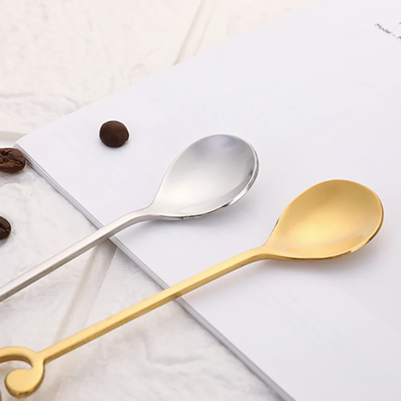 304 Stainless Steel Musical Notes Coffee Spoon Stirring Cup Spoon Music ...