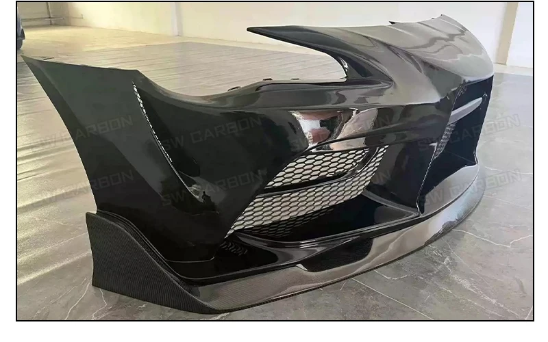 GT86 Modified for Supra Style Front Bumper - Carbon Fiber