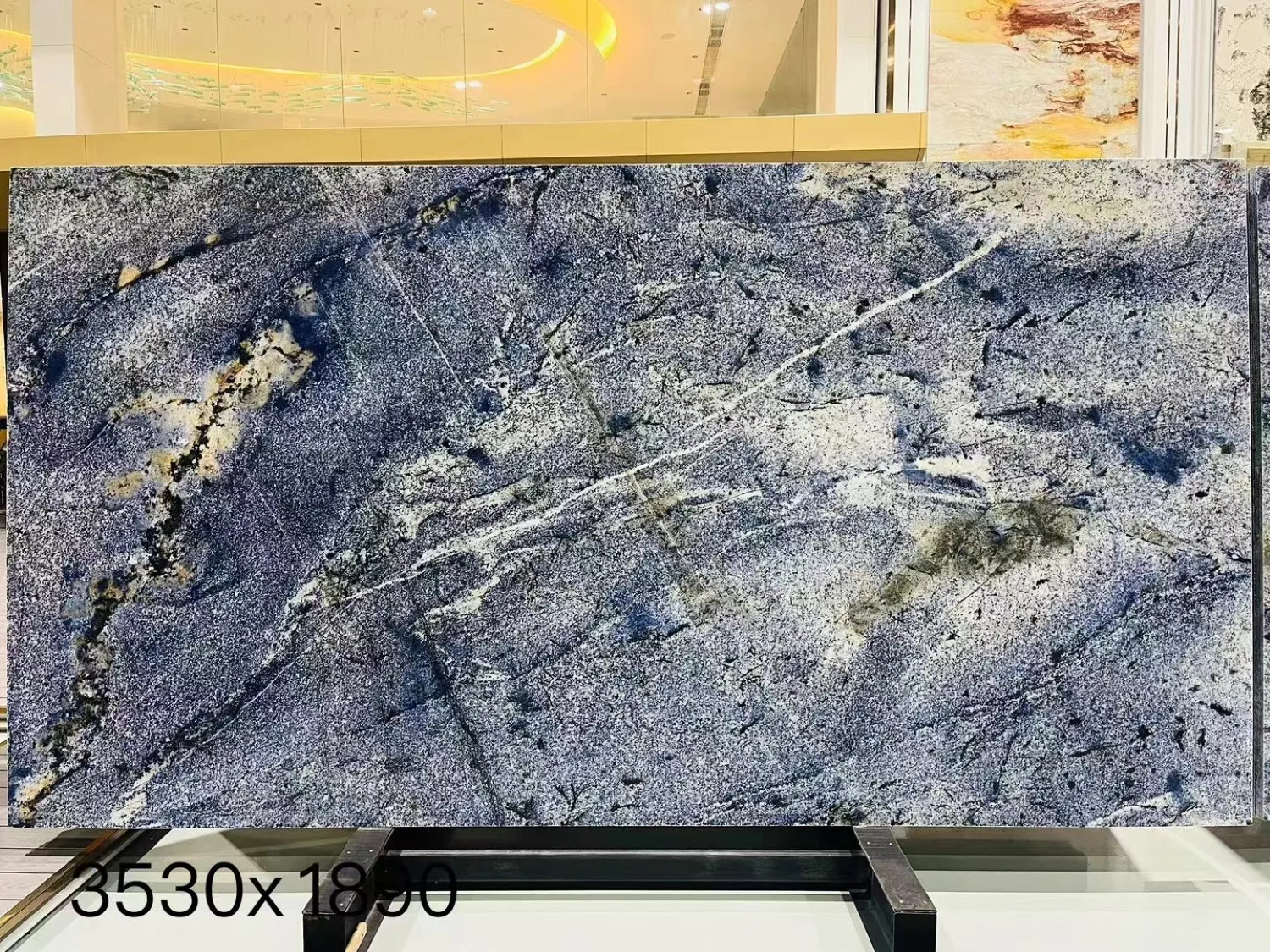 Luxury Brazil Quartzite Stone Azul Bahia Ocean Blue Granite Slab for ...