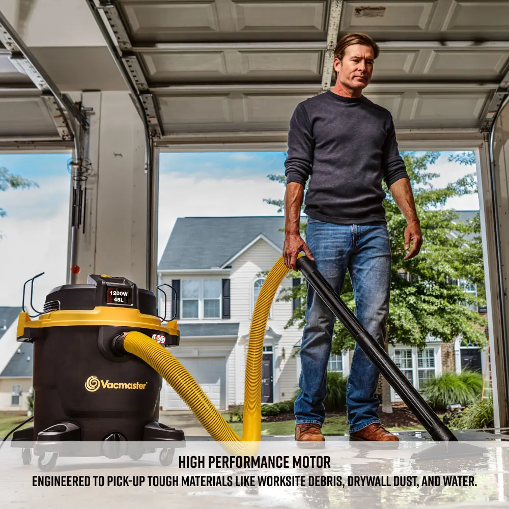 Vacmaster 1200W 45L Commercial Portable Wet Dry R Car Vacuum Cleaner