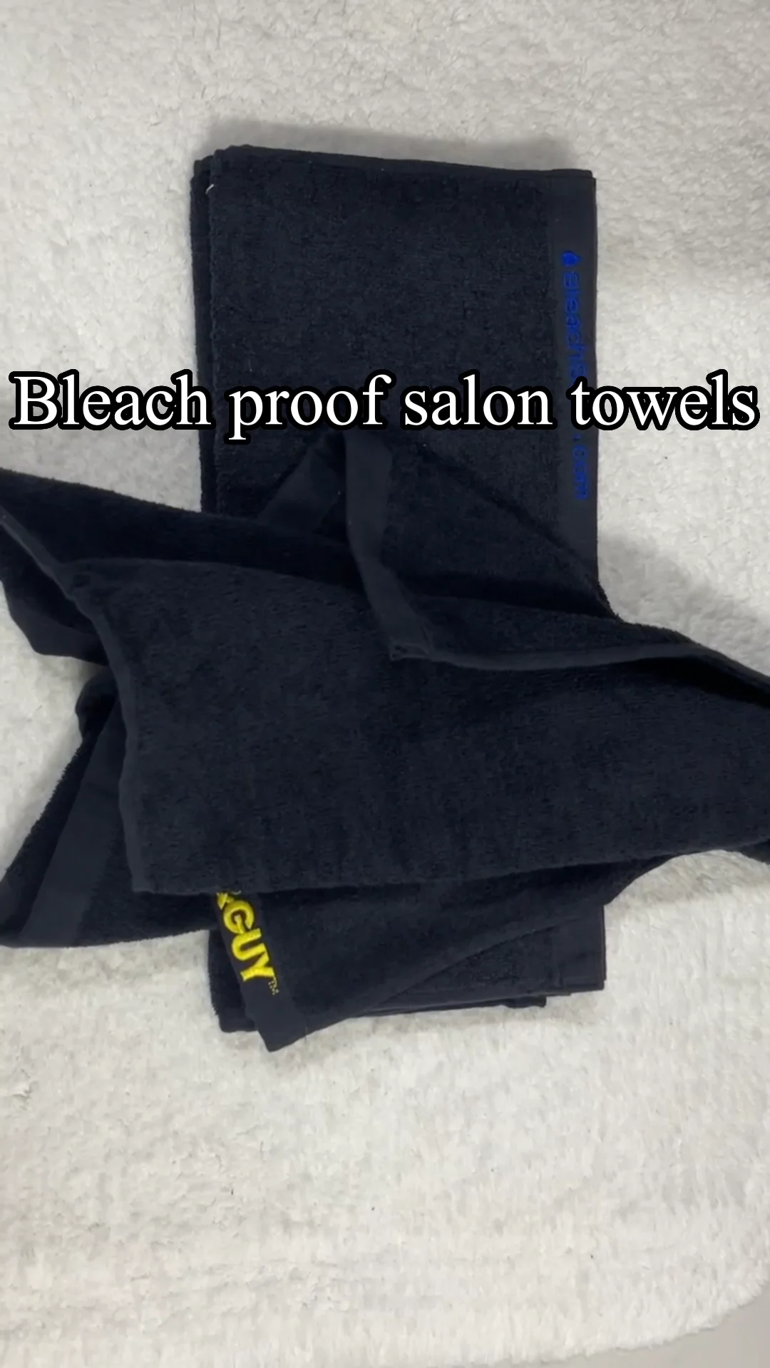 Anti Bleach Proof Towel For Salon Hairdressing Cotton Custom With Logo ...