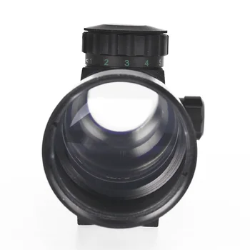 3x44 Tactical Optics Scope Hunting Scopes 20mm Mount Red Green Dot ...