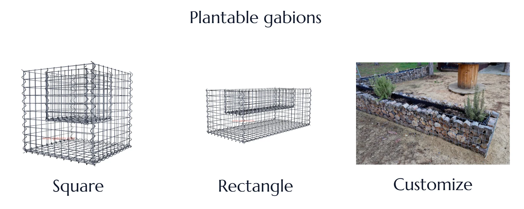 Gabion Column Pillar Waterproof Windproof Portable Eco-Friendly ...