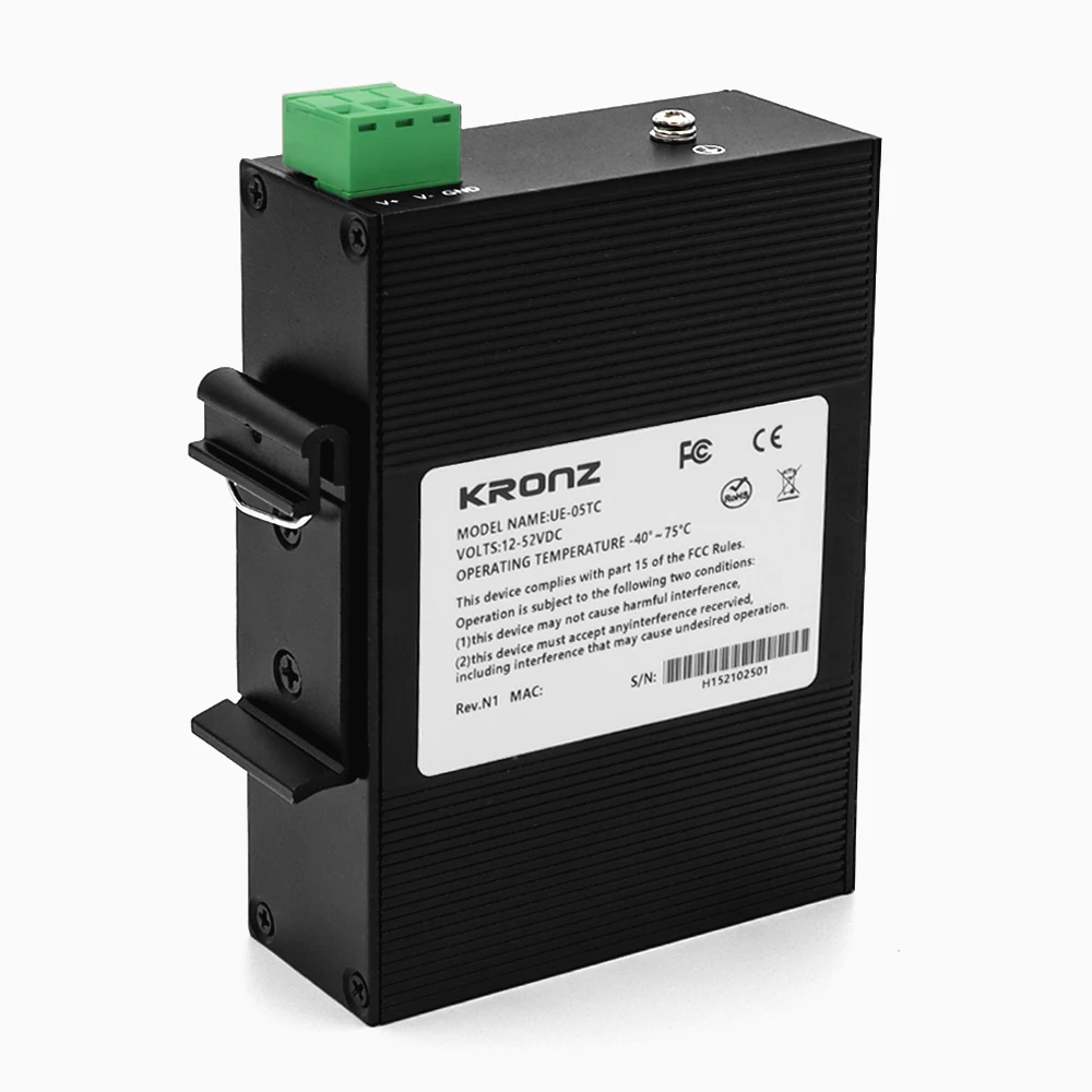 KRONZ New Industrial Ethernet Switch POE 10/100/1000 M Bit/s DIN Rail ...