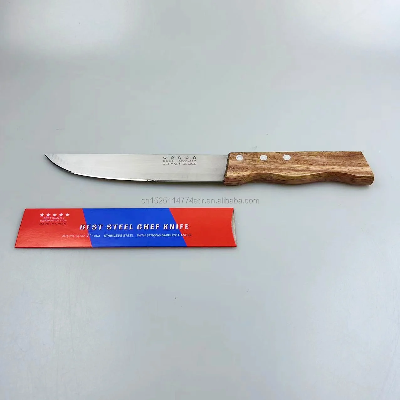Eco-friendly Mahogany Handle Knives - Popular in Arab World