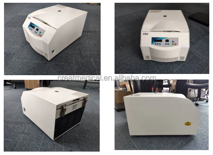 Swing Bucket Centrifuge With 4 X 250ml Rotor With Adpater For 5/7/10/15 ...