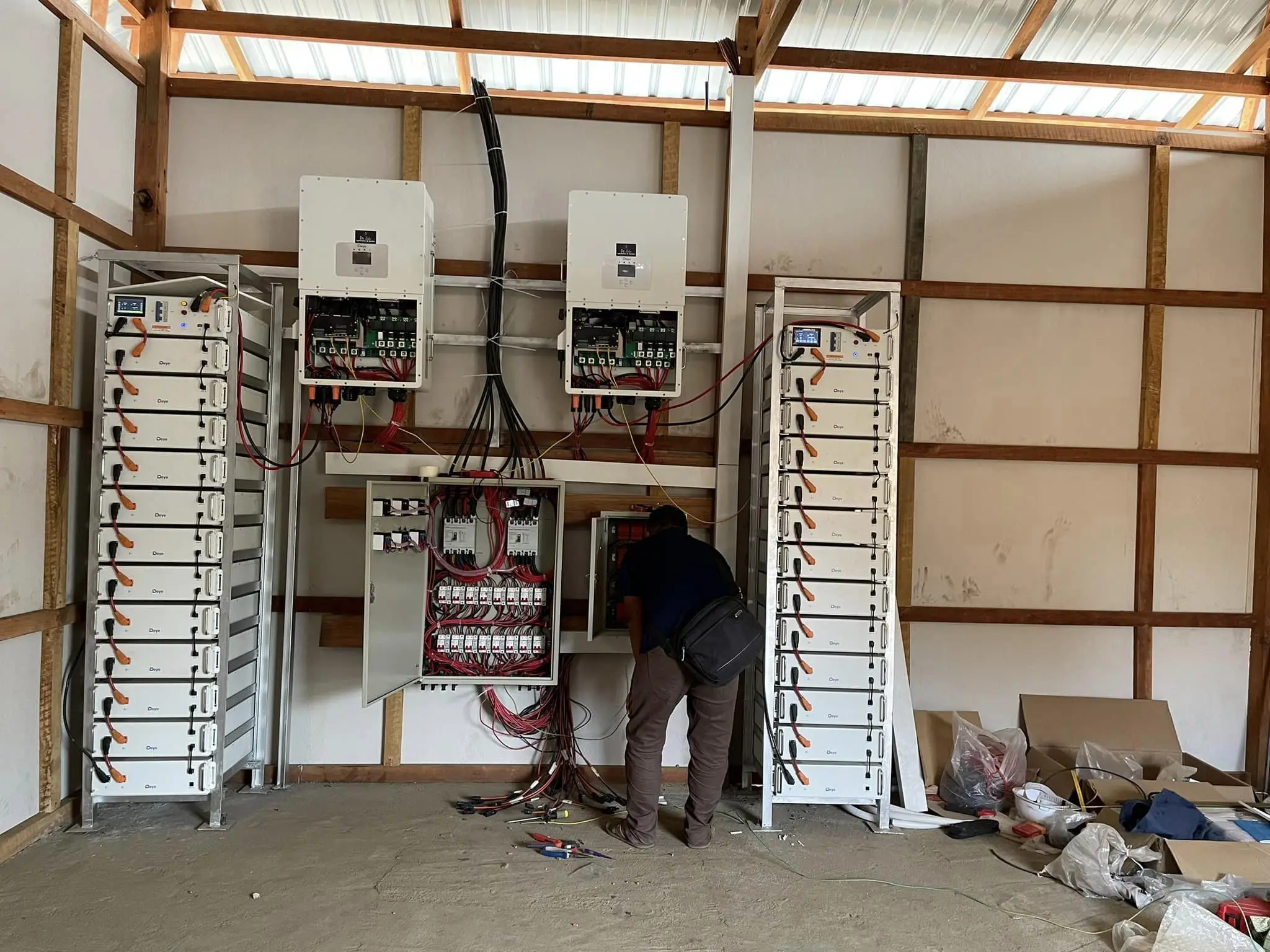 Deye Rack-mounted Storage Batteries 5KWH 10KWH 50KWH Low-Voltage ...