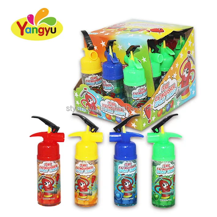 New Design Fire Extinguisher Shape Spray with Fruit Flavor Liquid Candy ...