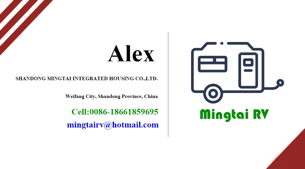 Motorhome off Road RV Travel Container Camper with Kitchen