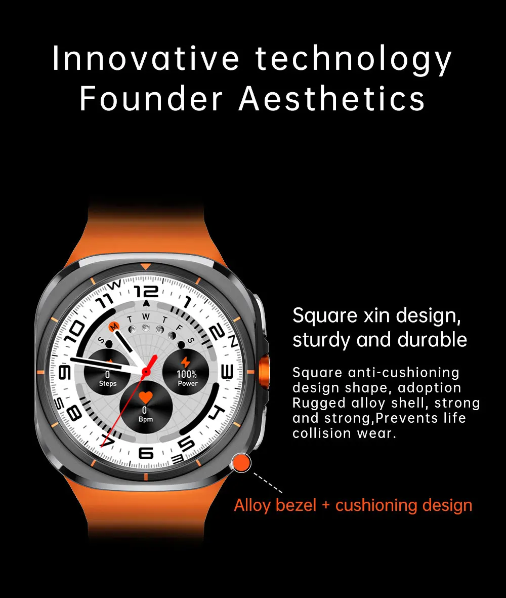 2025 U8 Ultra Smart Watch - 4G/5G, AMOLED, and IP67 Waterproof