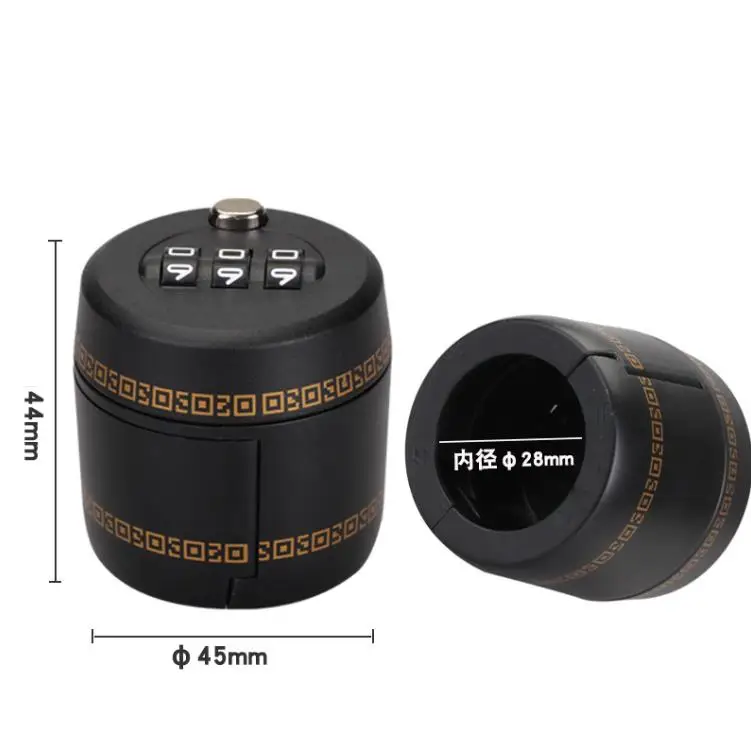 Plastic Password Lock Combination Lock Wine Stopper Vacuum Plug Device ...