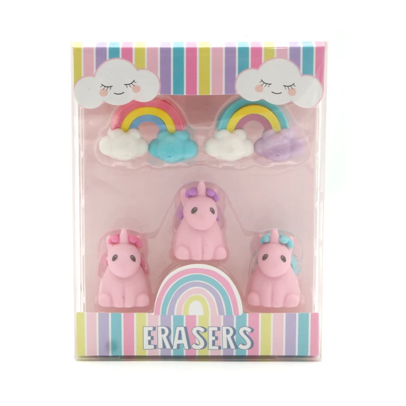 Soododo Xdn0002 Promotion Stationery Set 3d Animal Unicorn Rainbow Ice ...