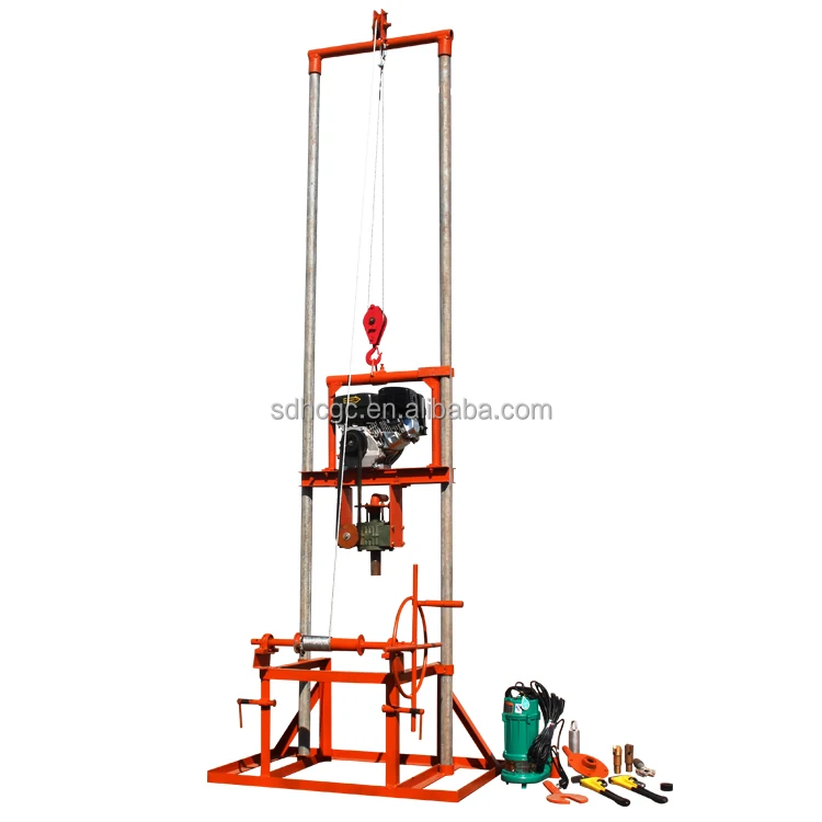 Simple Portable Home Use 6.5hp Small Gasoline Ground Water Deep Well ...