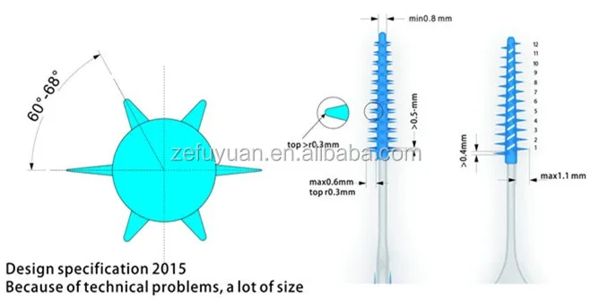 Soft Rubber Interdental Toothpick - Buy Toothpick,Dental Toothpick ...