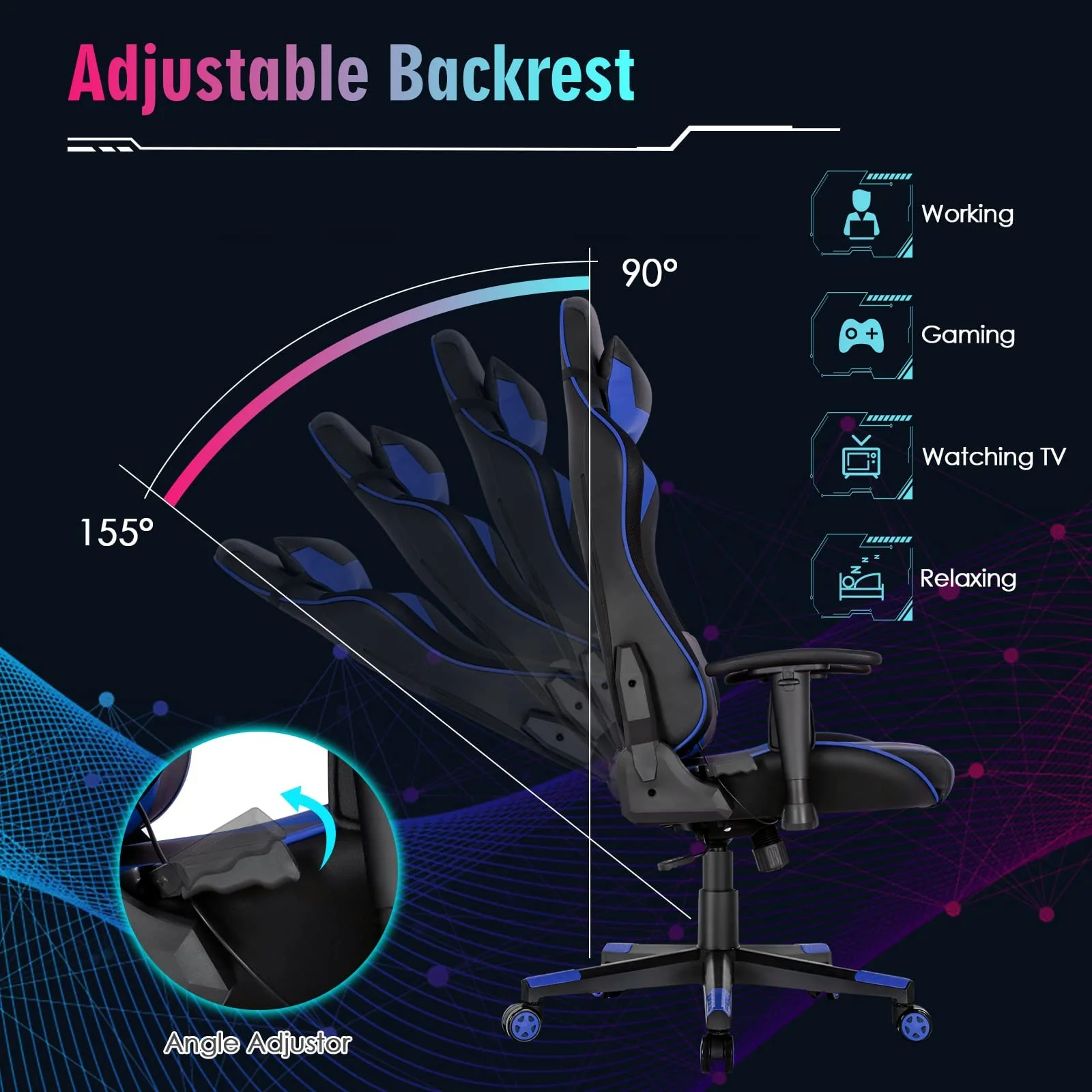 Racing Gamer Oyuncu Koltugu Gaming Chair Rgb Free Sample Reclining ...