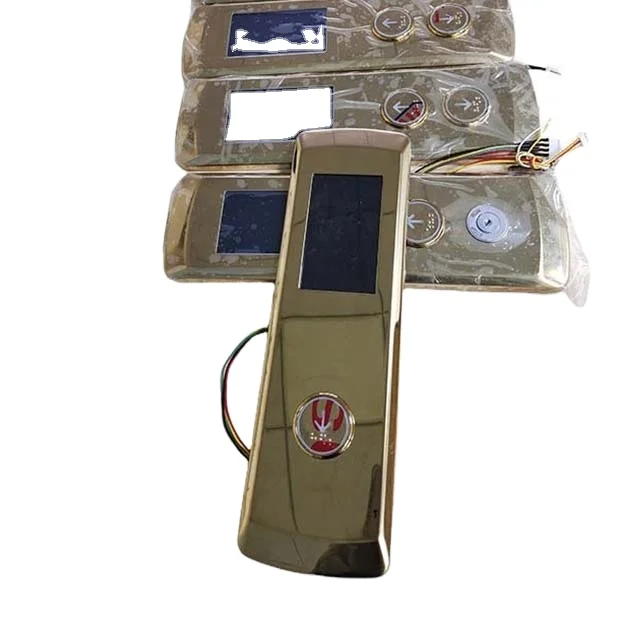 Elevator titanium gold LOP/COP Button Panel Lift LOP with Display gnl ...