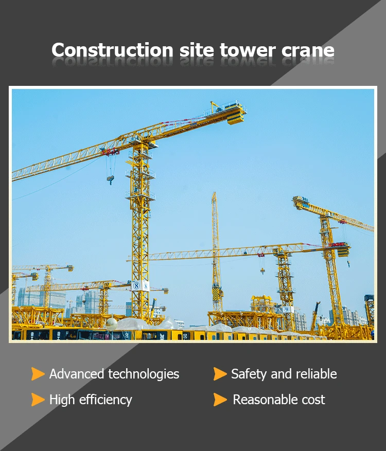 Low Price China Used Topless Tower Crane 5610-6 Types of Second Hand ...