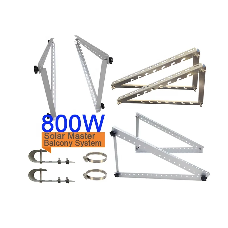 Roof Mounting Brackets Photovoltaic Structures Panel System Customized ...