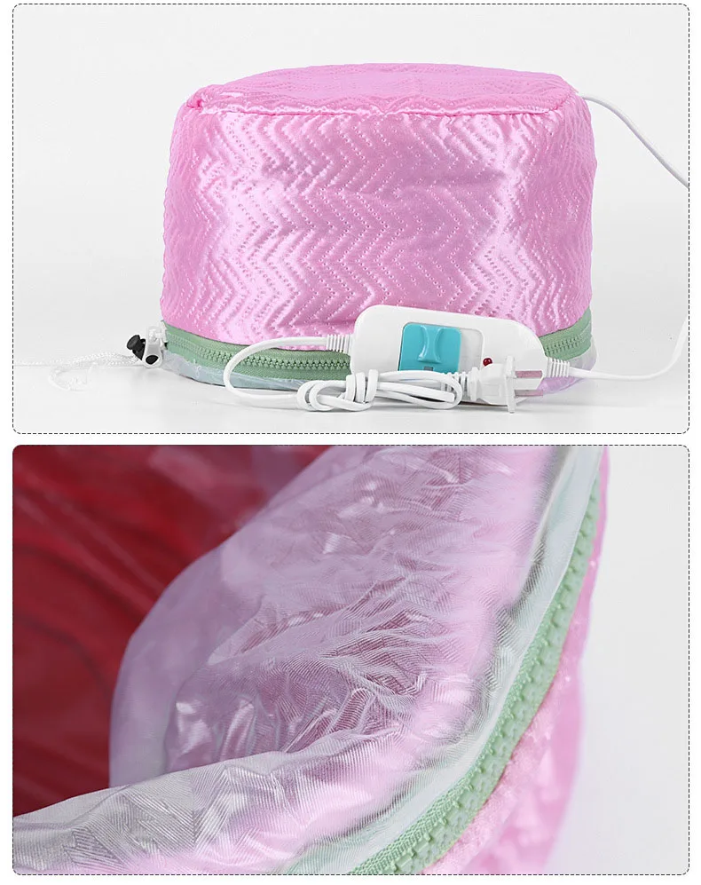 110-220V Hair Care Hat,Hair Steamer Deep Conditioning Heat Cap With 3 ...