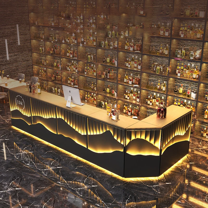 Luxury Restaurant Bar Counter Customized Hotel Bar Counter Design ...