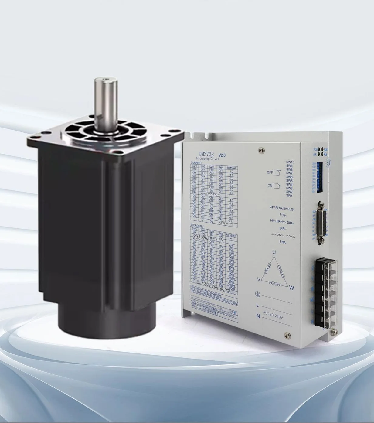 130 Stepper Motor Set Three-phase High Torque Stepper Motor Control ...