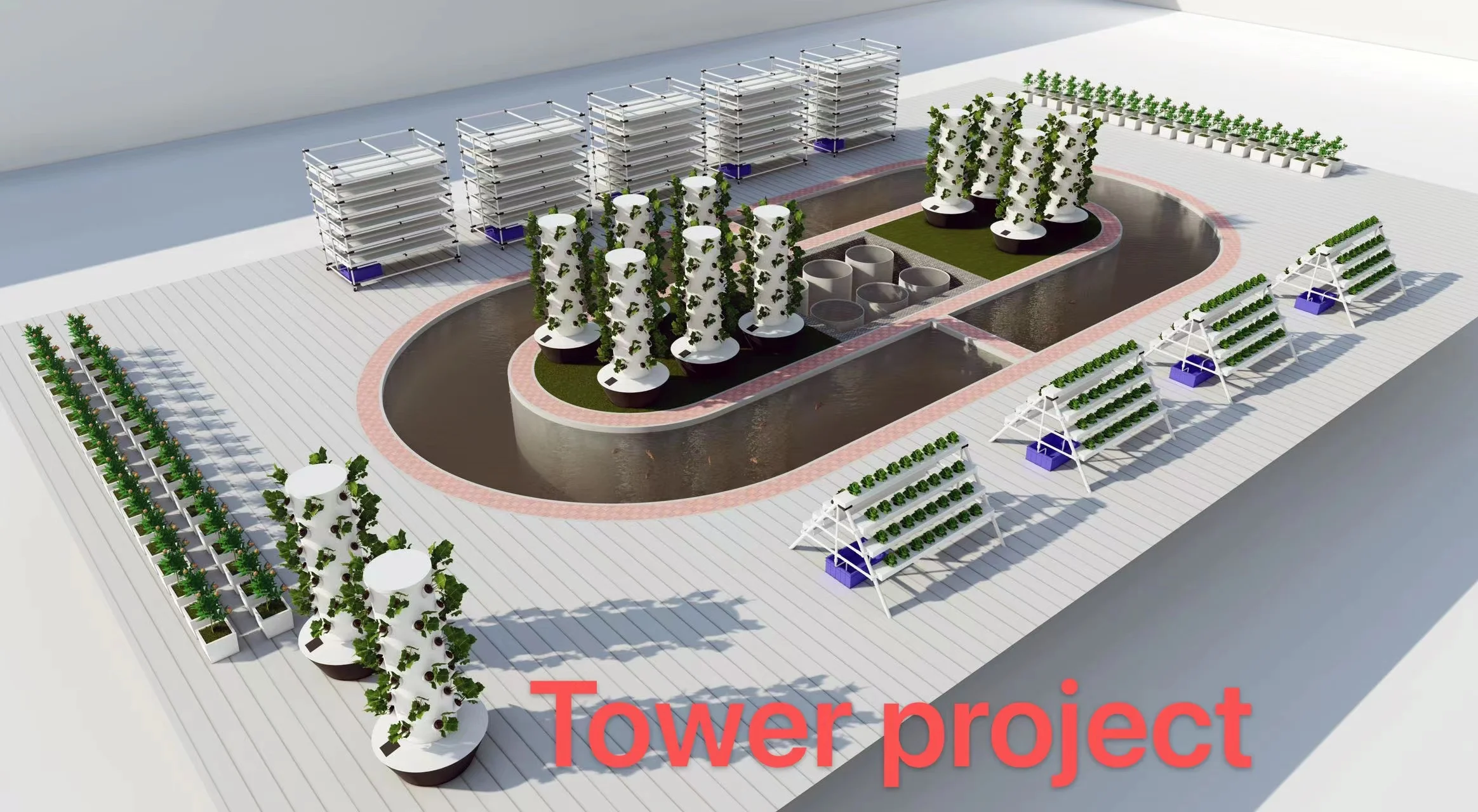 LYINE Greenhouse Hydroponics - Efficient Vertical Farming