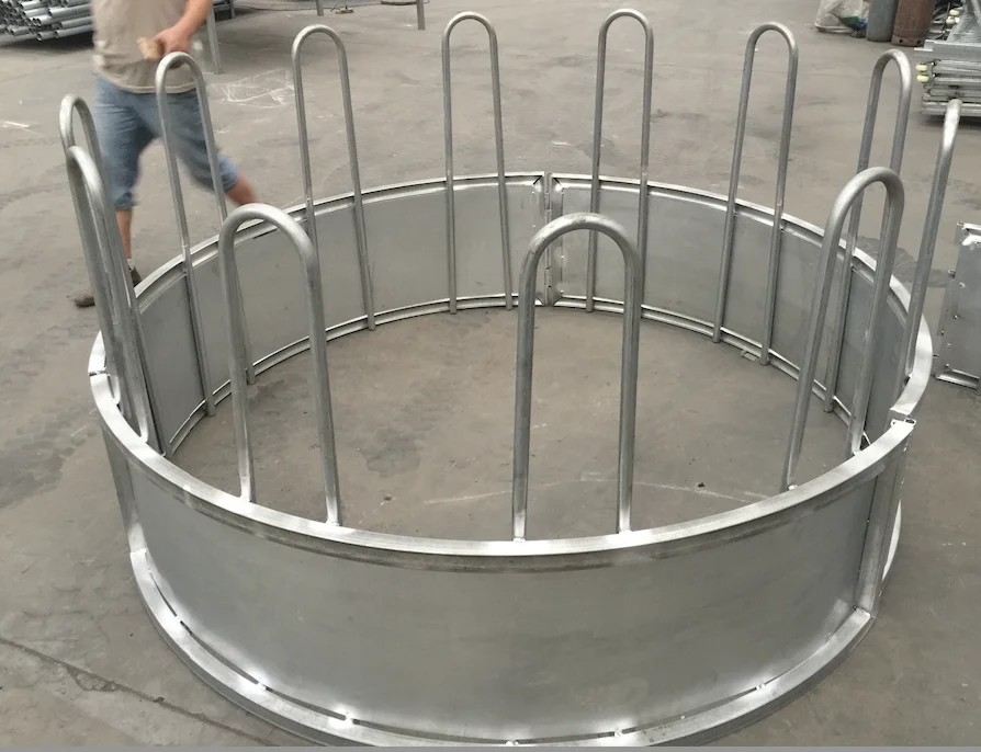 Custom Cattle Hay Round Bale Feeder Cattle Hay Feeder - Buy Steel Bale ...