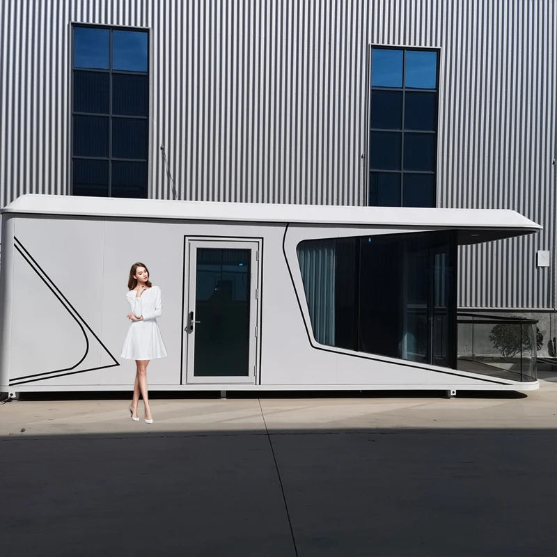 Galvanized space capsule detachable modular prefabricated house ...