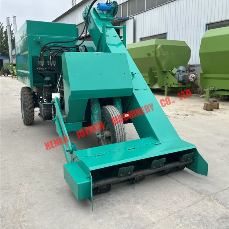 Mobile Type Diesel Engine Hydraulic Livestock Waste Cow Dung Cleaning ...