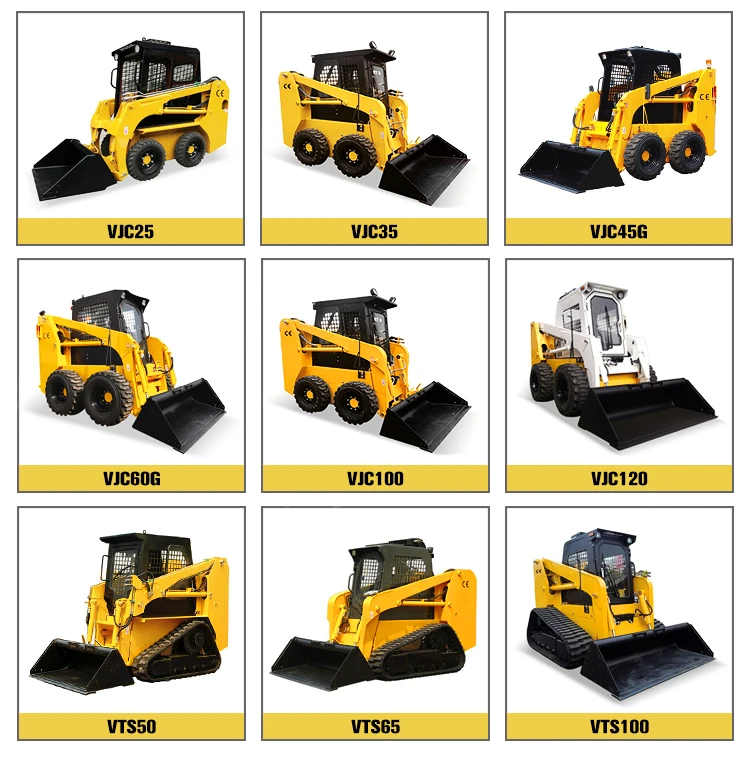 Vote Hydraulic Skid Steer Loader Multifunction Optional Breaker Hammer ...