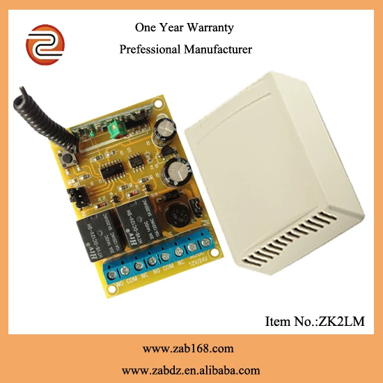 433mhz DC RF Smart Home Automation Module with 2CH Relay