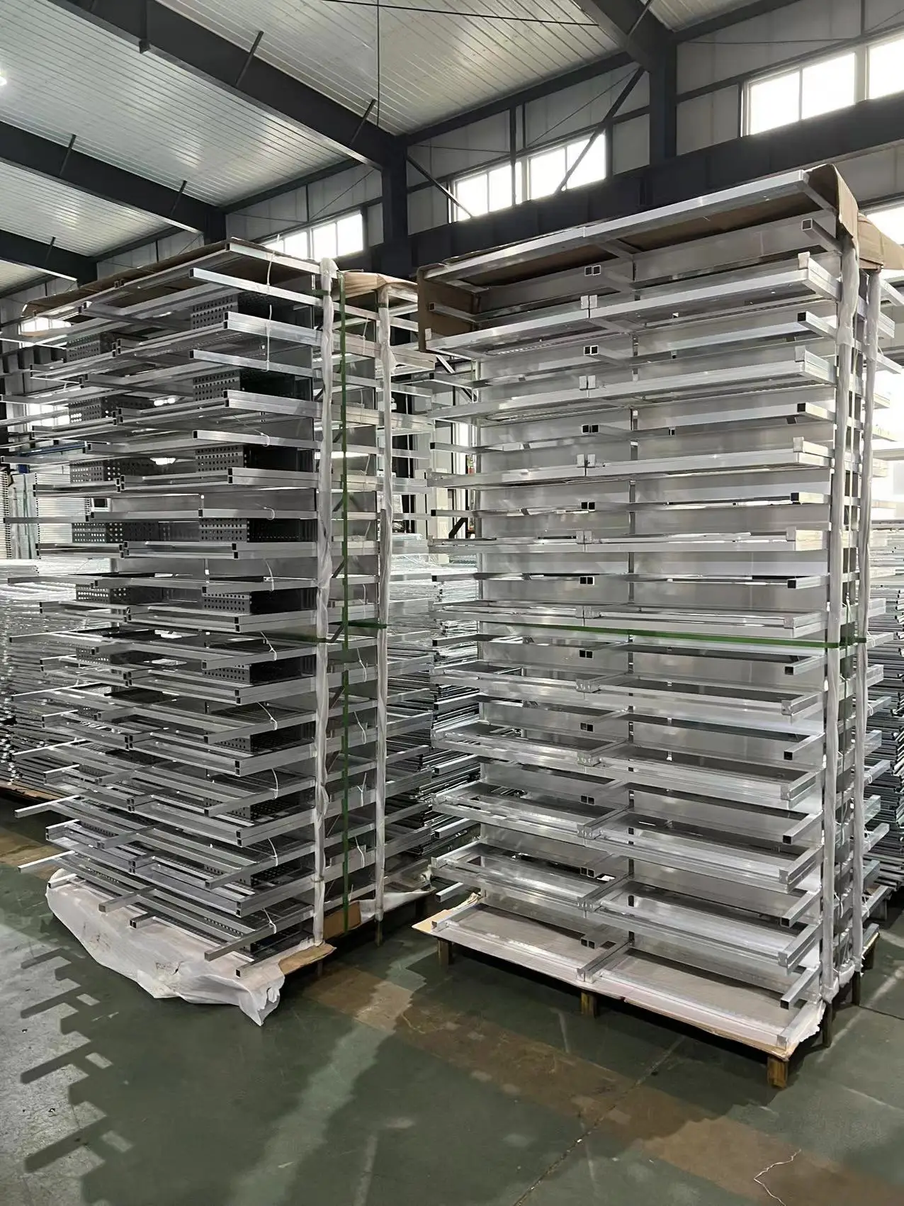 Galvanized Stacking Stainless Steel Pallets Double Face Flat Steel ...