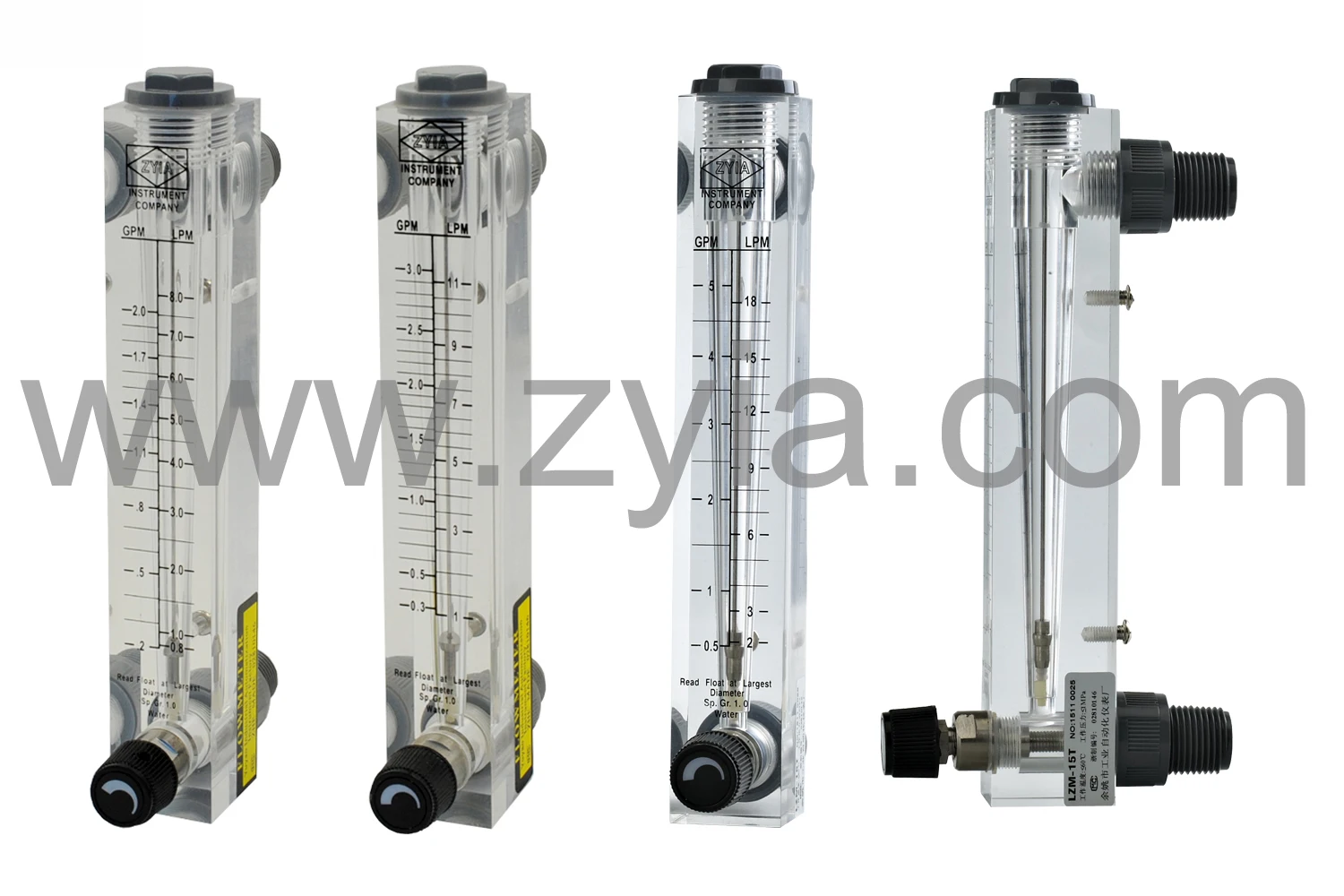 Cheap Mechanical Water Flow Meter with Valve for RO Systems