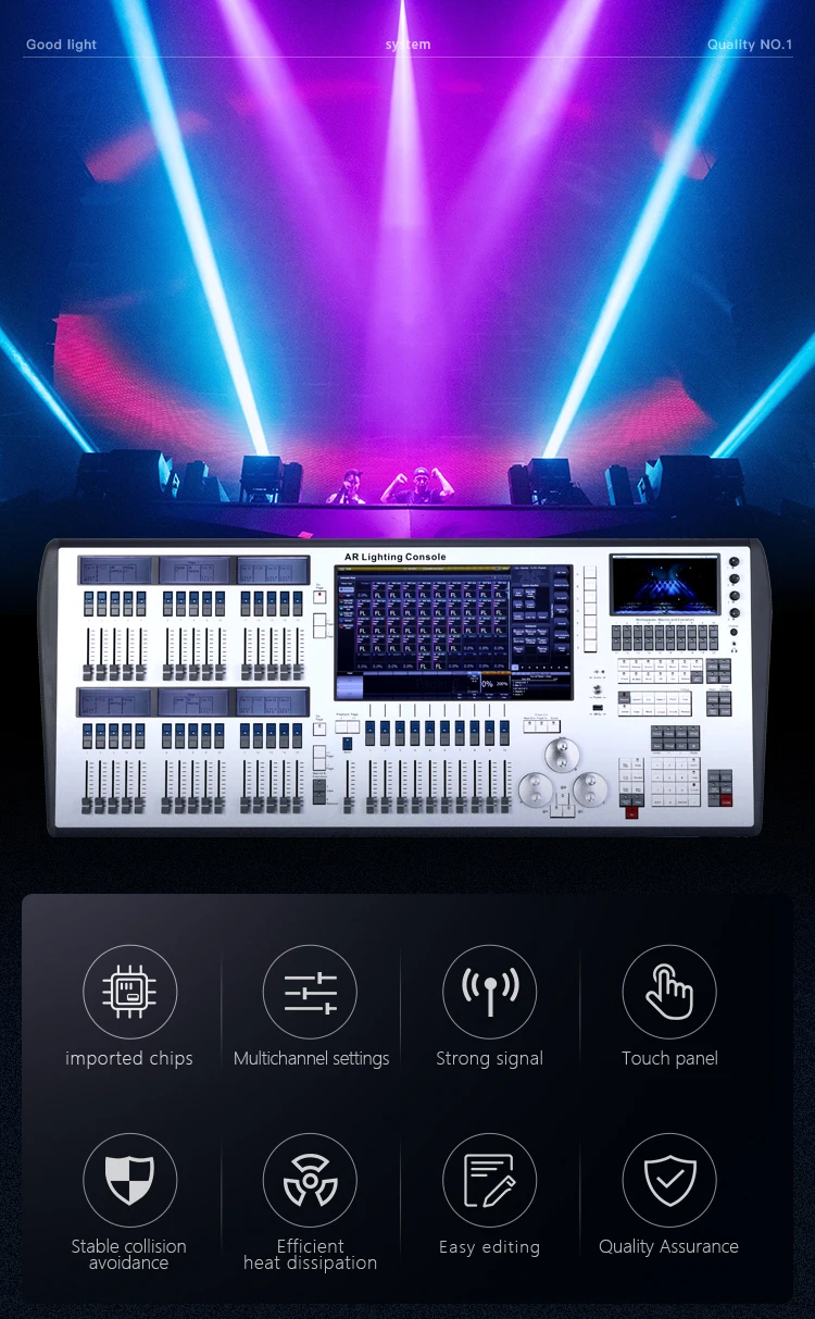 Jc Lighting Console Dmx Controller Arena Light Console Tiger Touch Screen Disco Party Stage Dj ...