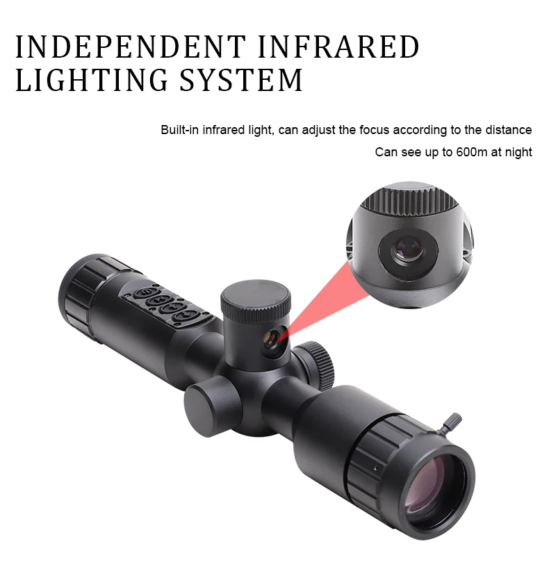 2560*1440 HD Infrared Night Vision Sights Tactical Telescopic Sight ...