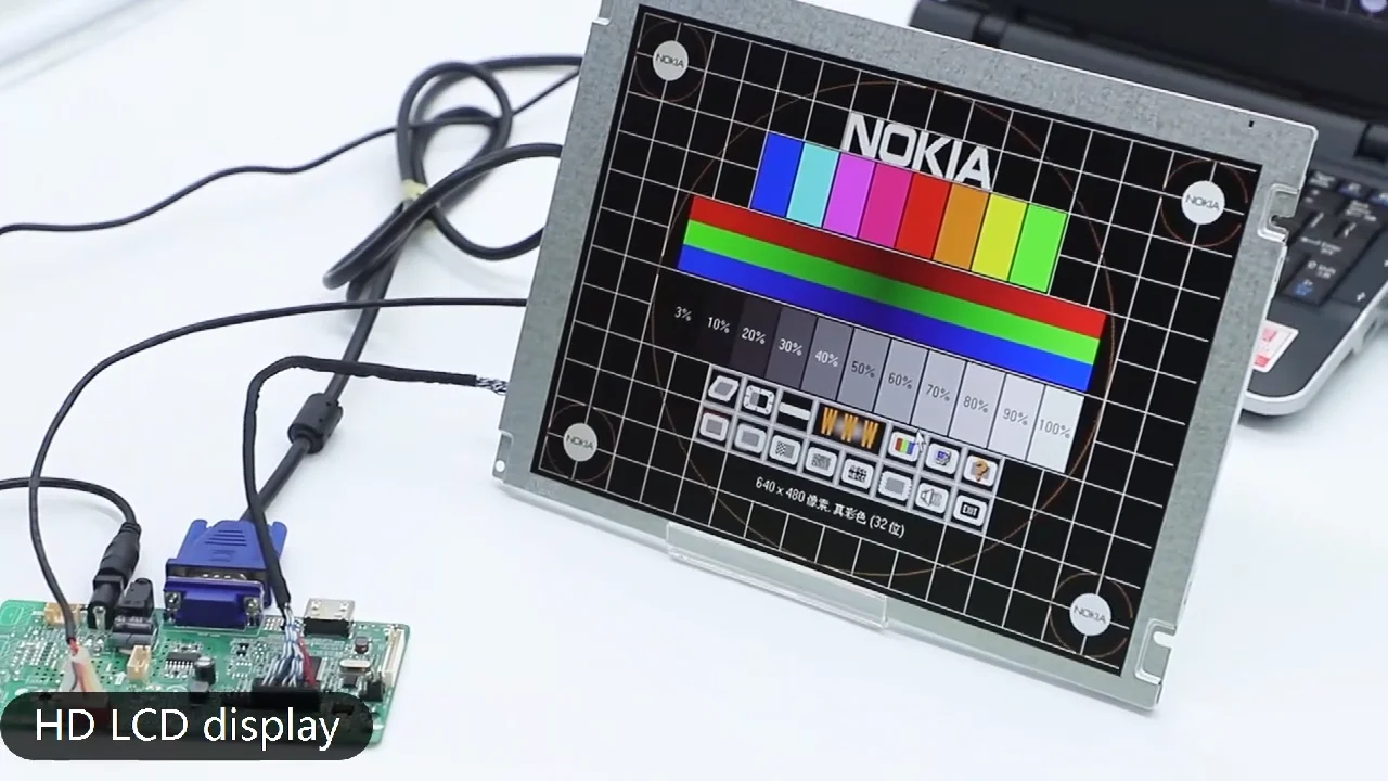 5.7inch 320*240 15pins Ccfl Cstn Lcd Module Kcs057qv1aj -g23 - Buy ...