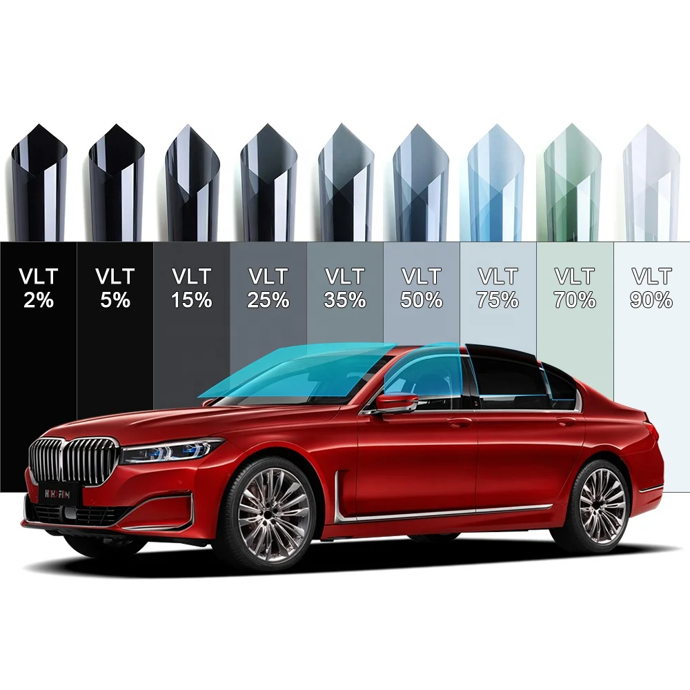 1 ply Custom Car Window Tint Window Privacy Film Car Shade Front ...