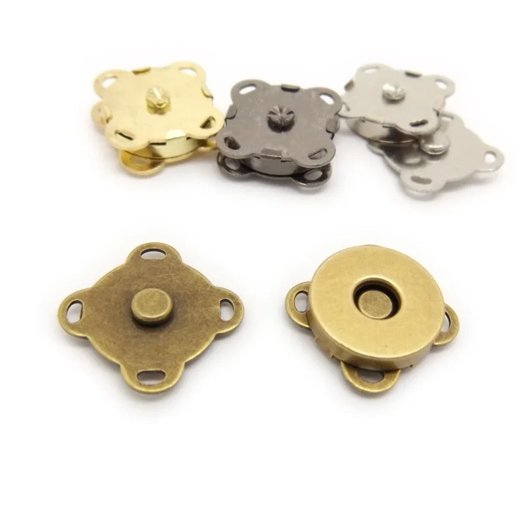 Strong Magnetic Copper Hidden Snap Fastener Kit Press Stud Hand Sewing ...