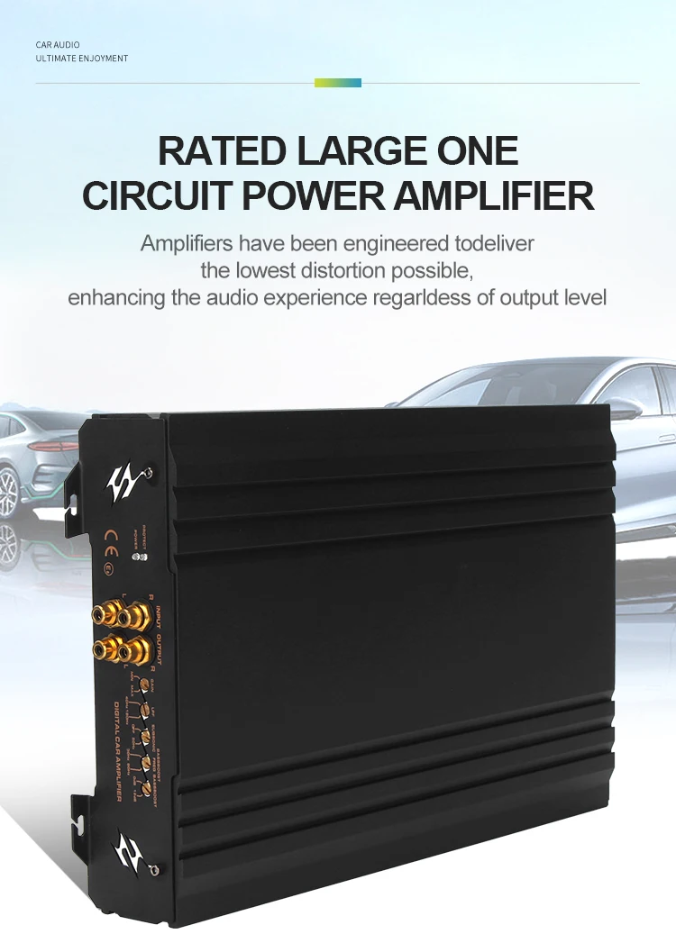 Power Amplifier 12v Class D Monoblock Digital Amp Car Power Amplifier 1 ...