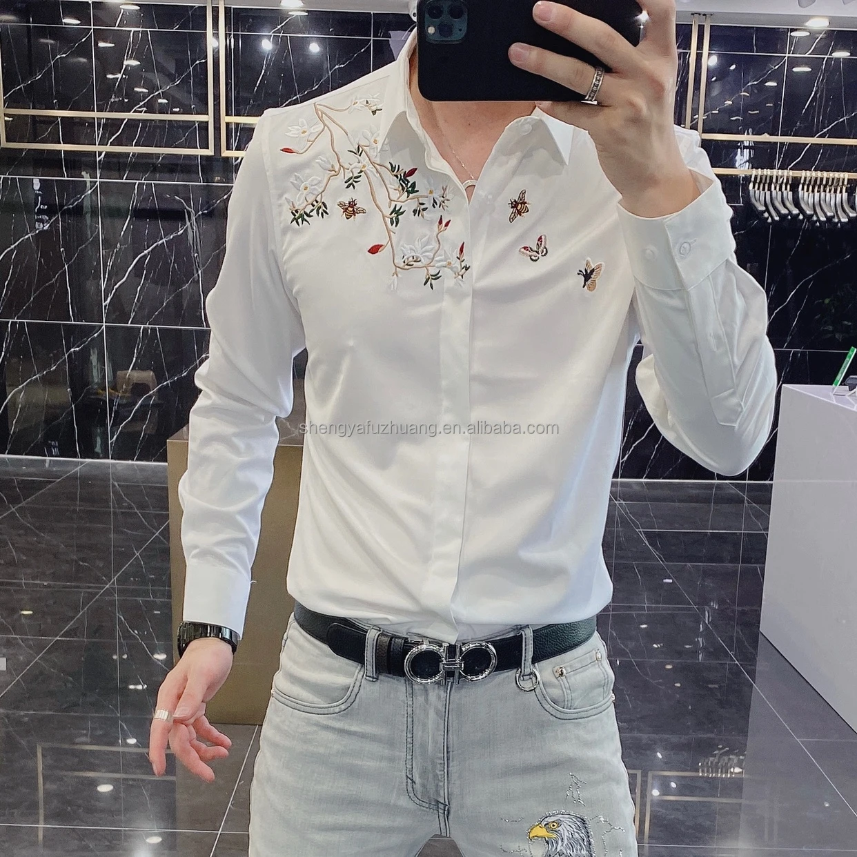 High Quality Shirts For Men Custom Men Long Sleeve Shirts Plus Size Men ...