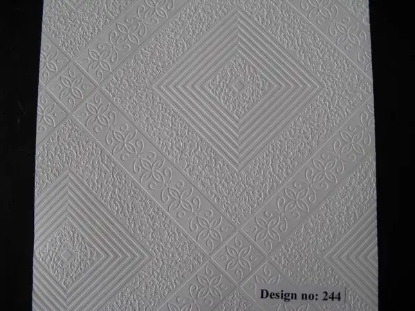 Vinyl Coated Gypsum Ceiling Tiles - Durable & Stylish
