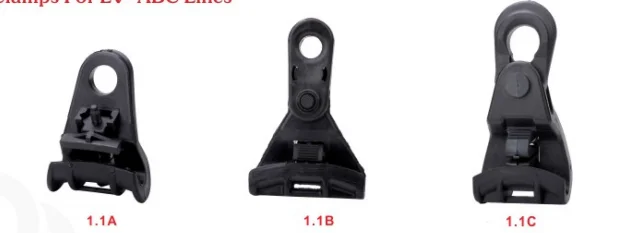 Overhead Clamps Pole Fiber Optic Lv- Abc Hanging Insulated Cable ...