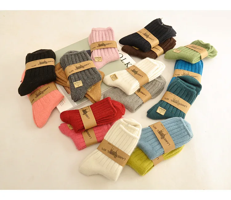 Winter Thick Cashmere Wool Socks - Comfort & Style