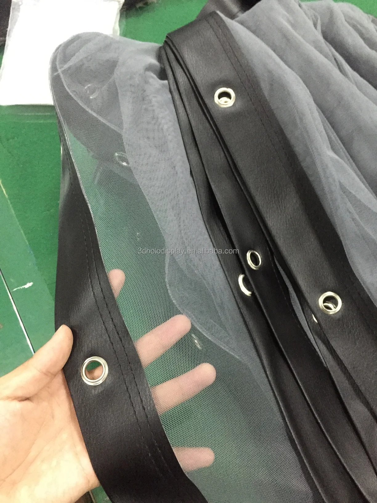 Transparent Holographic Mesh Projector Screen - 3D Hologram Display