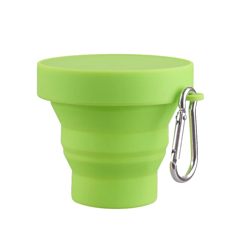 Eco Friendly Portable Reusable Folding Silicone Collapsible Drinking ...