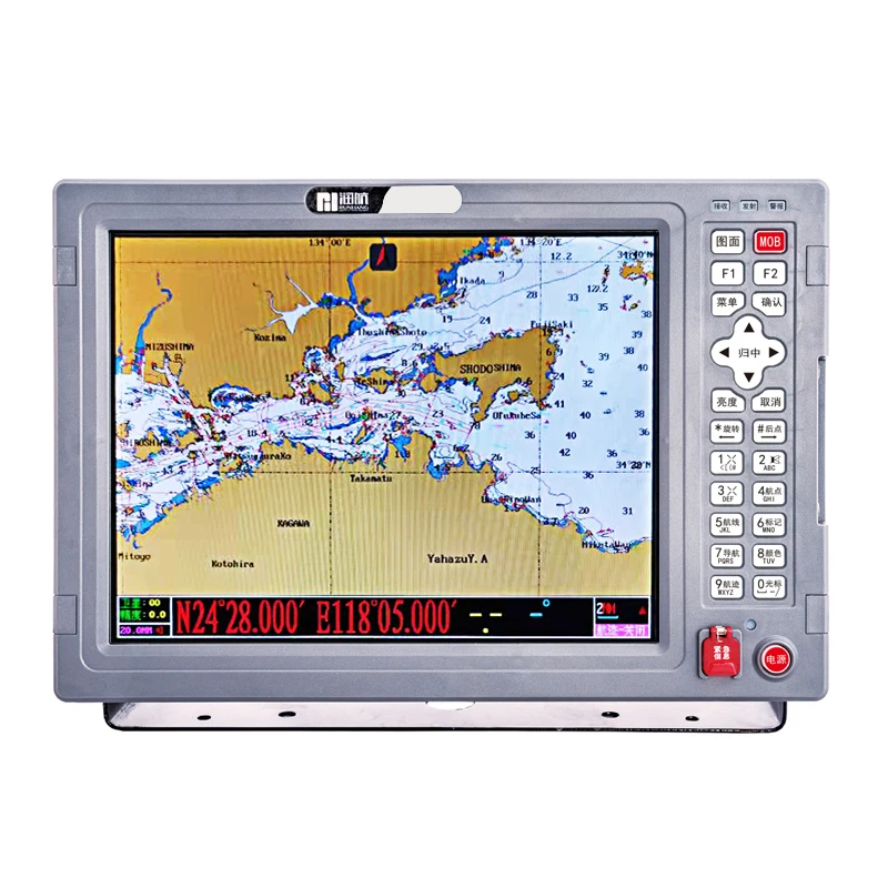 Rh Marine Gps Chart Plotter With Fish Finder/ Gps Depth Sounder/ Echo Sounder (supports Expanded ...