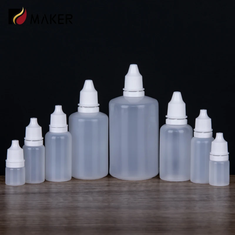 Custom White Hdpe Plastic Eye Drop Bottle Container 3ml 5ml 10ml 15ml ...